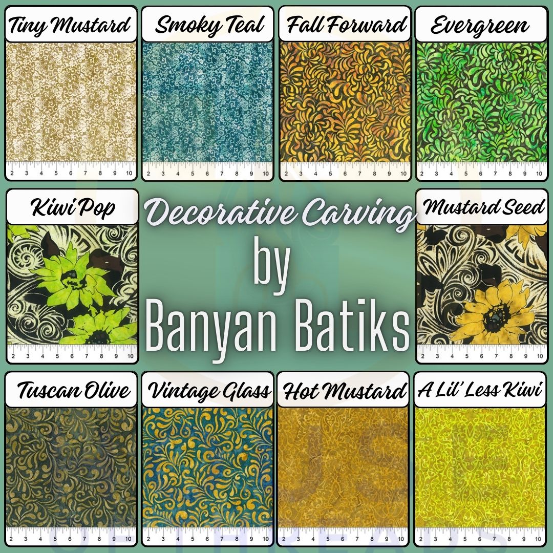 Decorative Carving by Banyan Batiks – House of Threads